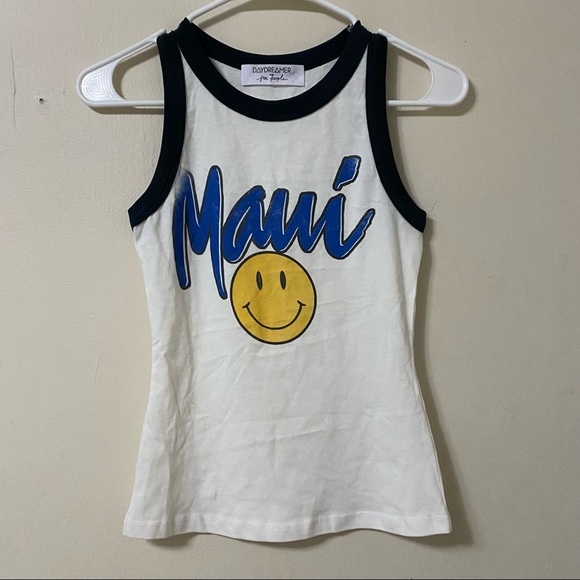 Daydreamer | Tops | Daydreamer Maui Smiley Face Tank Top Small | Poshmark